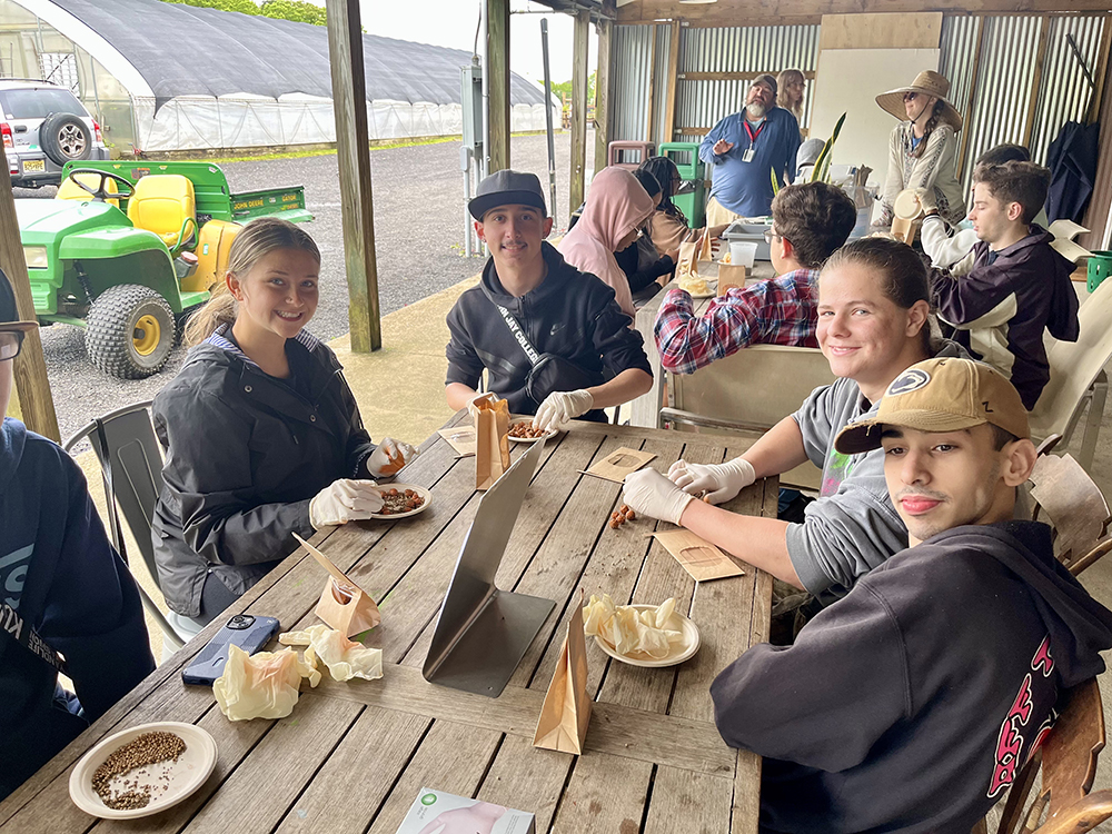 Culinary students get a fresh perspective at Reed's Farm - Shore Local ...