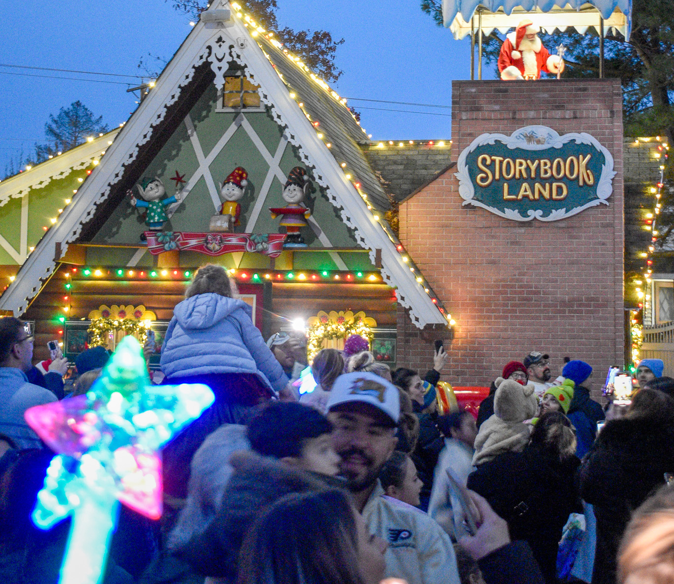 Storybook Land illuminates with over one million lights - Shore Local ...